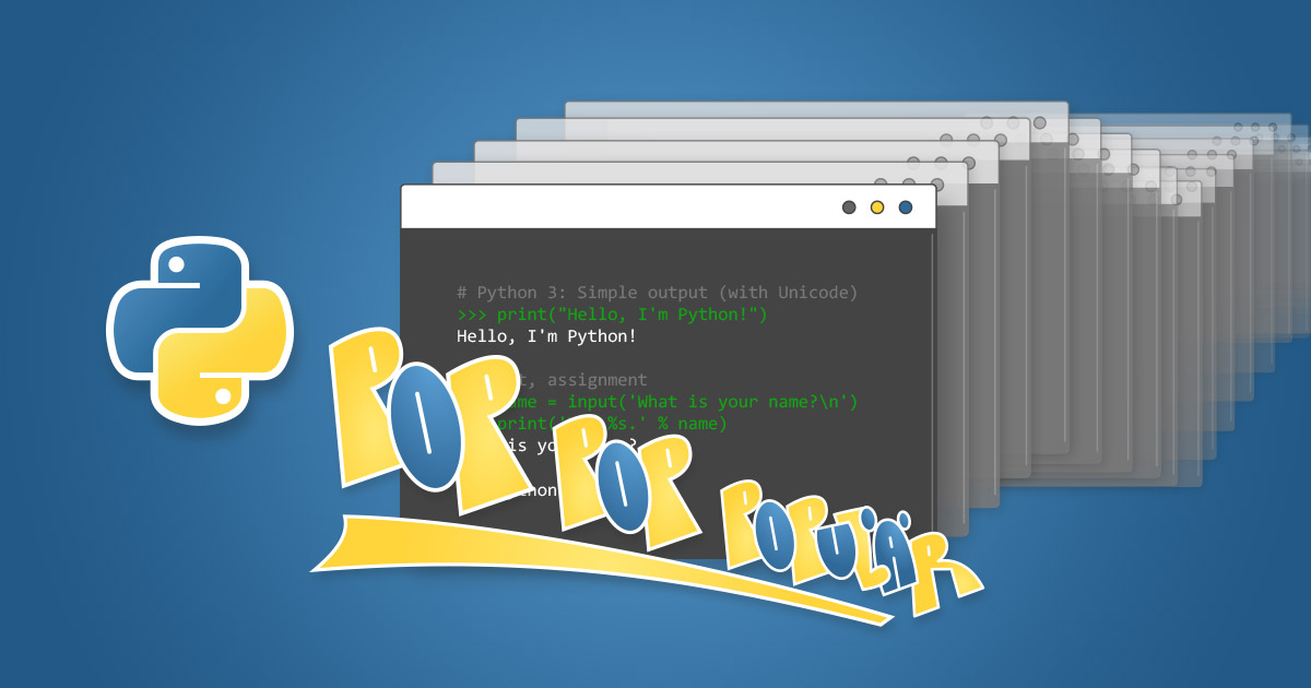 Pop Pop, Populär Python